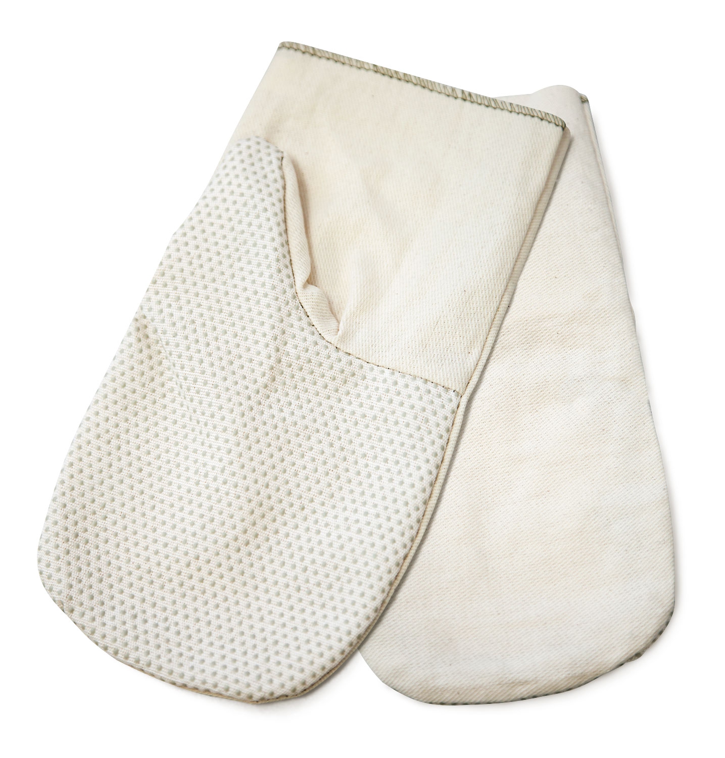 Mittens with spotted PVC coating